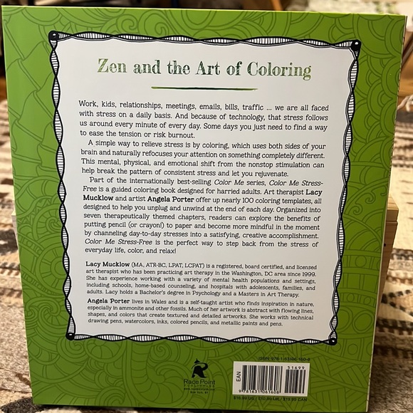 Office | Color Me Stress Free Zen Coloring Book | Poshmark